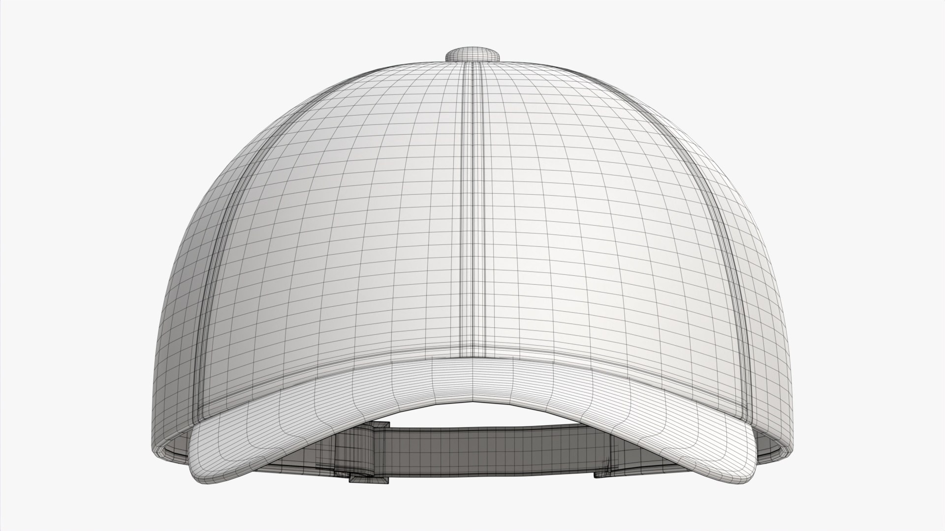 3D Baseball Cap Fabric Mockup White - TurboSquid 2043330