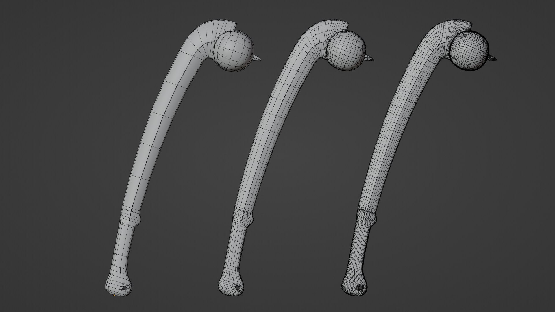 Ball Headed War Club 3D Model - TurboSquid 2050244
