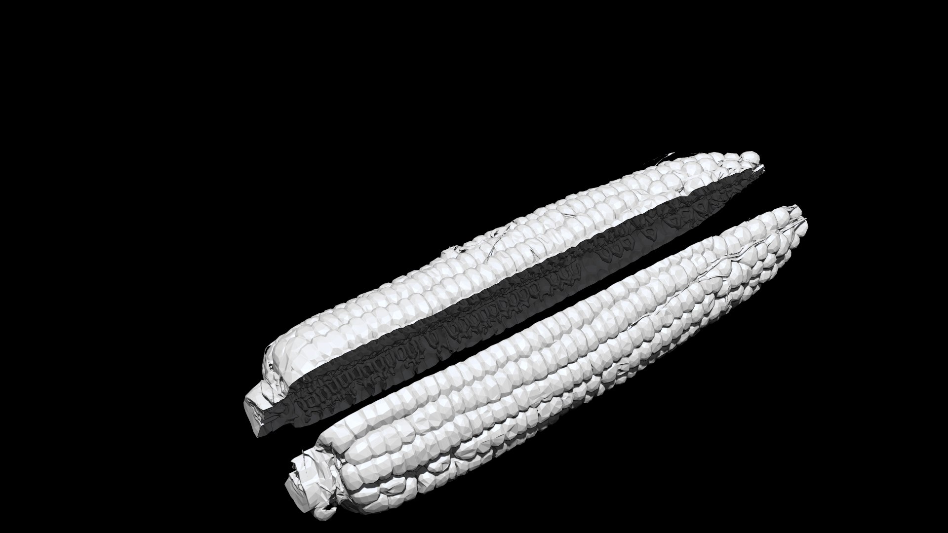 Corn 3D CT Scan Model Cut1 Decimate 5 Percent 3D Model - TurboSquid 1945208