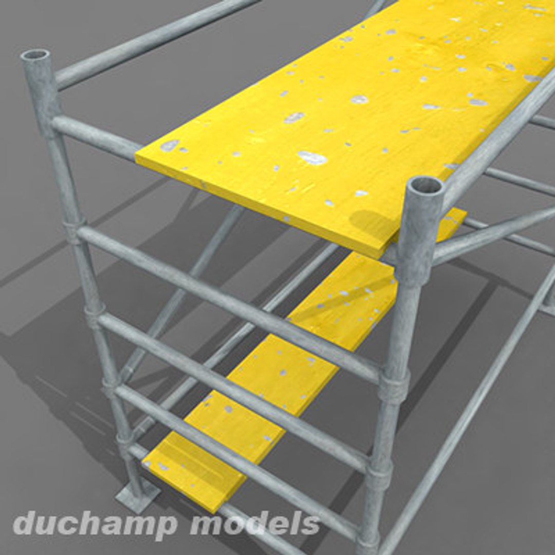 3d Metal Scaffold Model