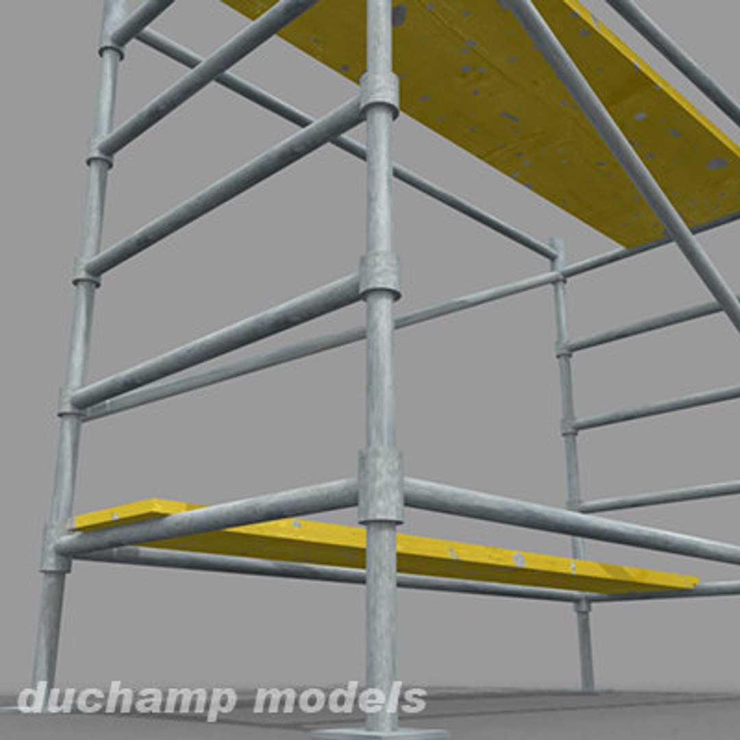 3d Metal Scaffold Model