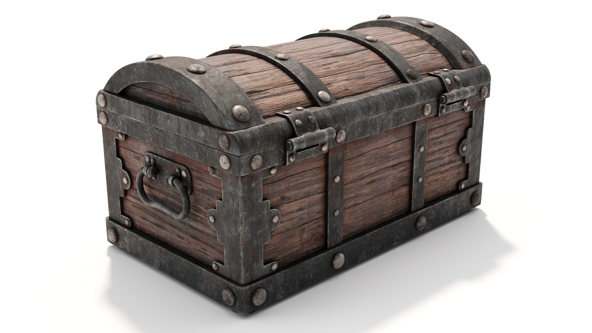 Rustic Treasure Chest Model - TurboSquid 2302324