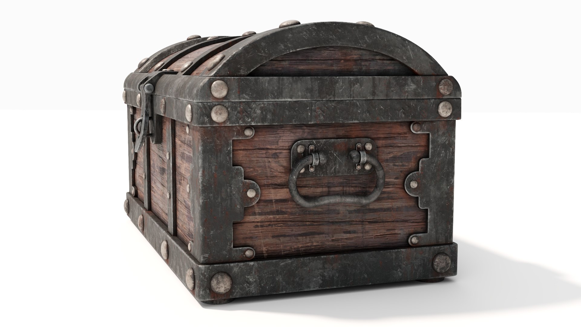 Rustic Treasure Chest Model - TurboSquid 2302324