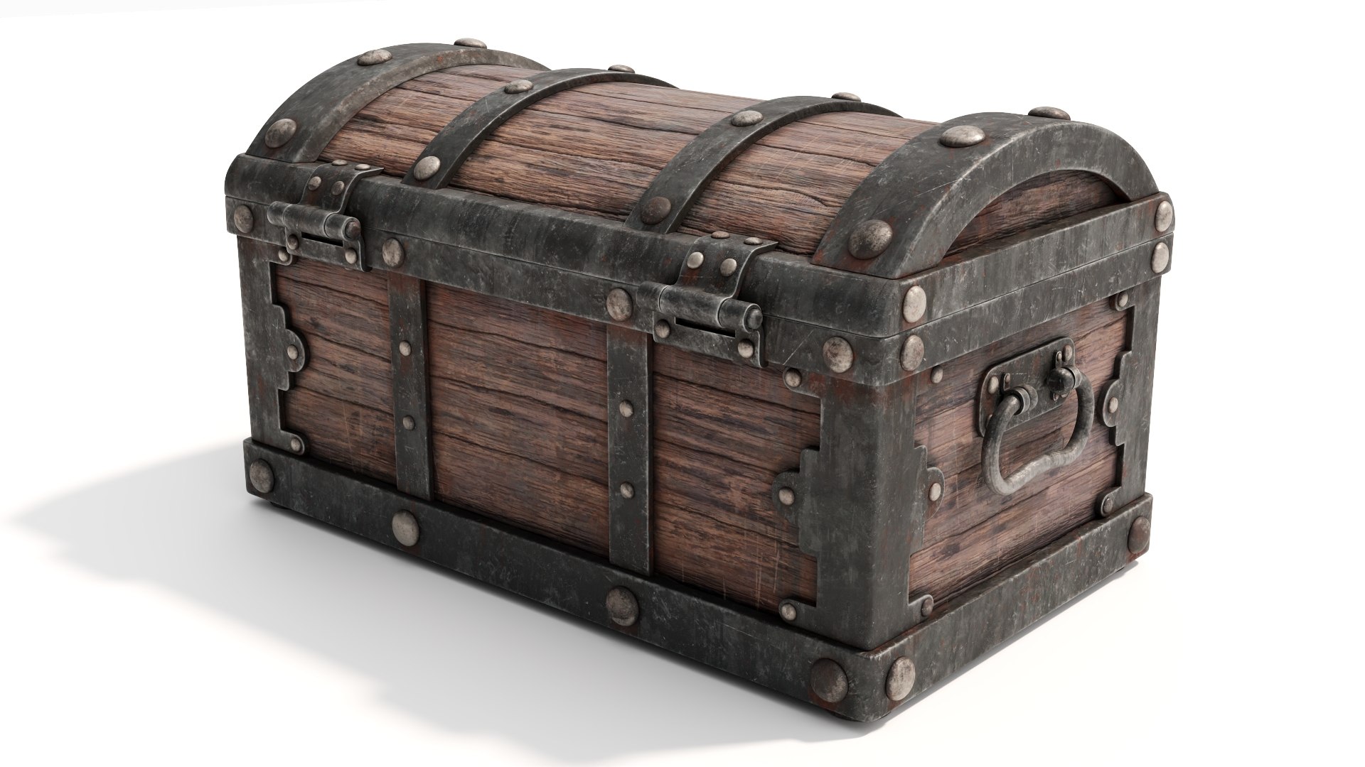 Rustic Treasure Chest Model - TurboSquid 2302324