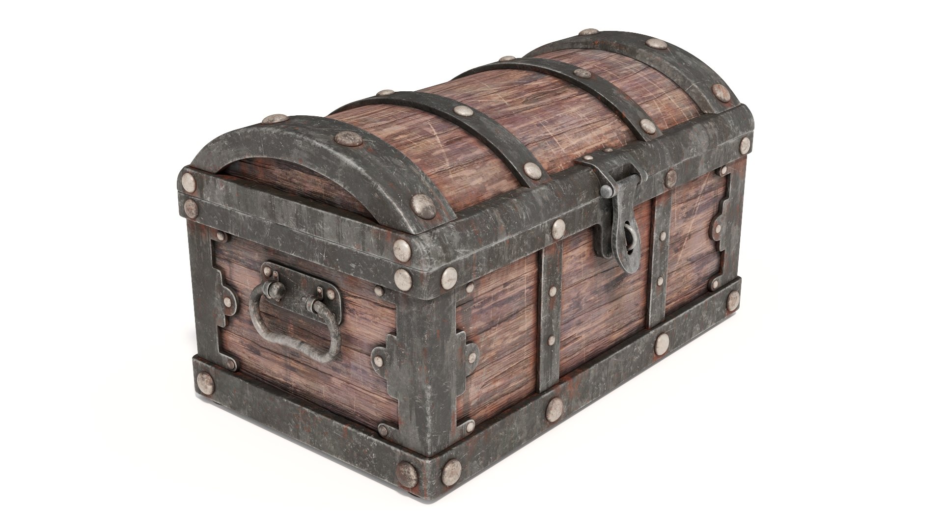 Rustic Treasure Chest Model - TurboSquid 2302324