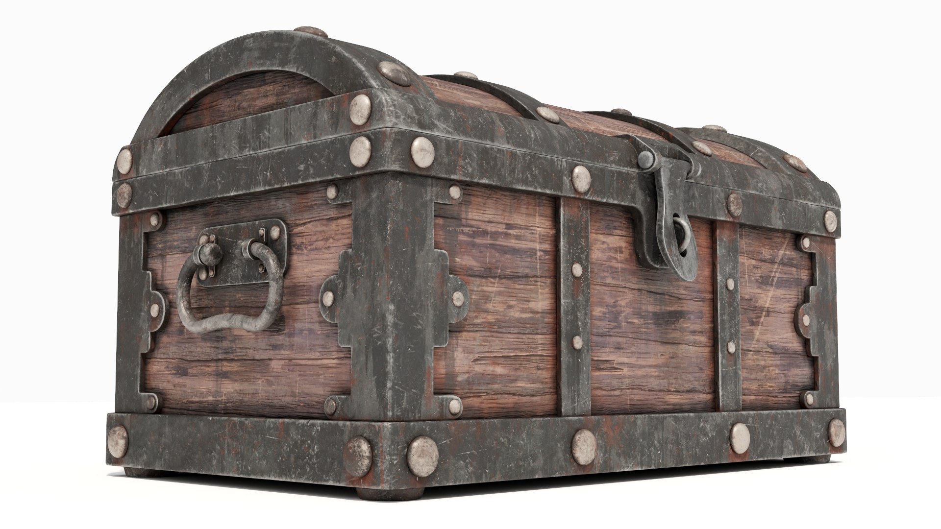 Rustic Treasure Chest Model - TurboSquid 2302324