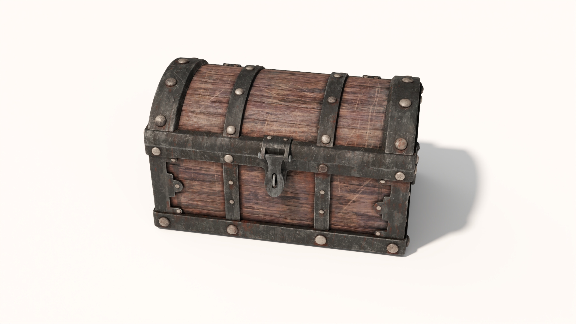 Rustic Treasure Chest Model - TurboSquid 2302324