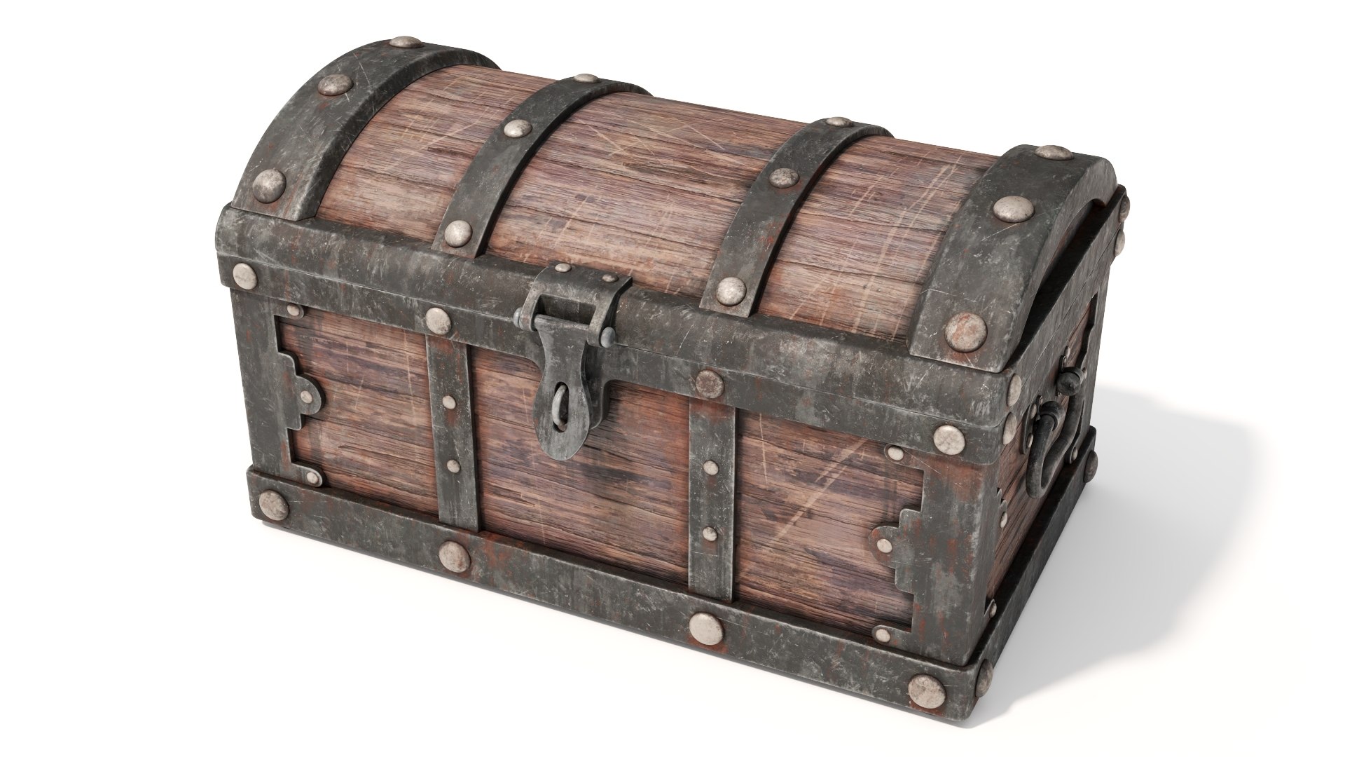 Rustic Treasure Chest Model - TurboSquid 2302324