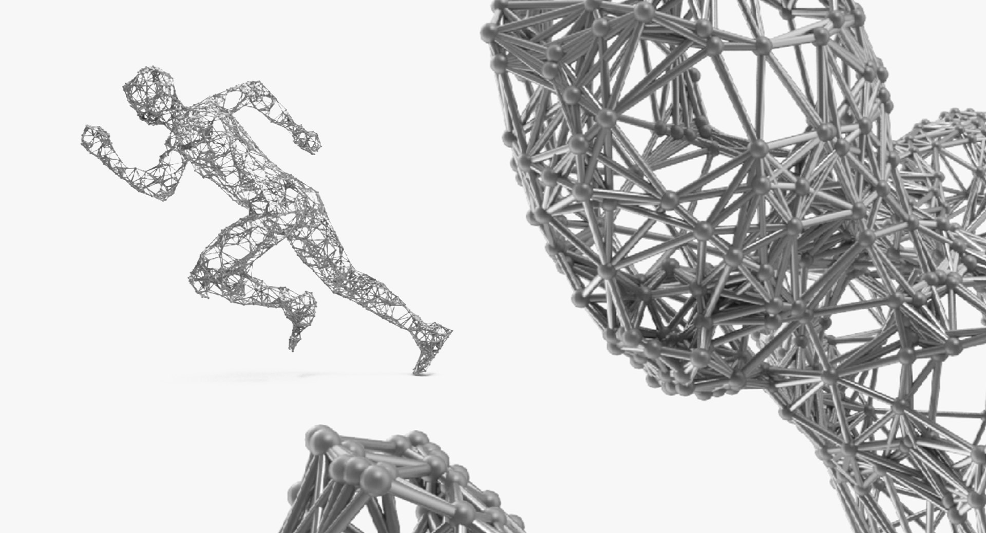 3D model abstract human pose running - TurboSquid 1294794