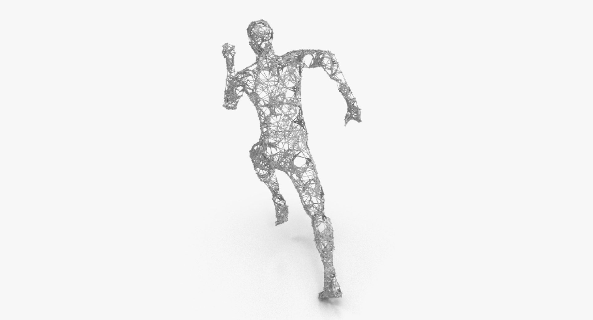 3D model abstract human pose running - TurboSquid 1294794