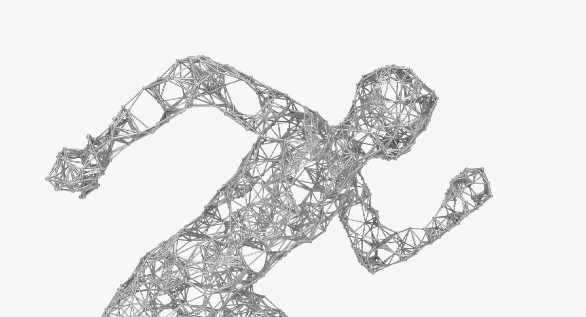 3D model abstract human pose running - TurboSquid 1294794
