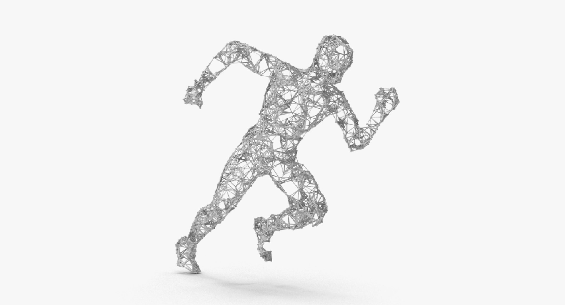 3D model abstract human pose running - TurboSquid 1294794