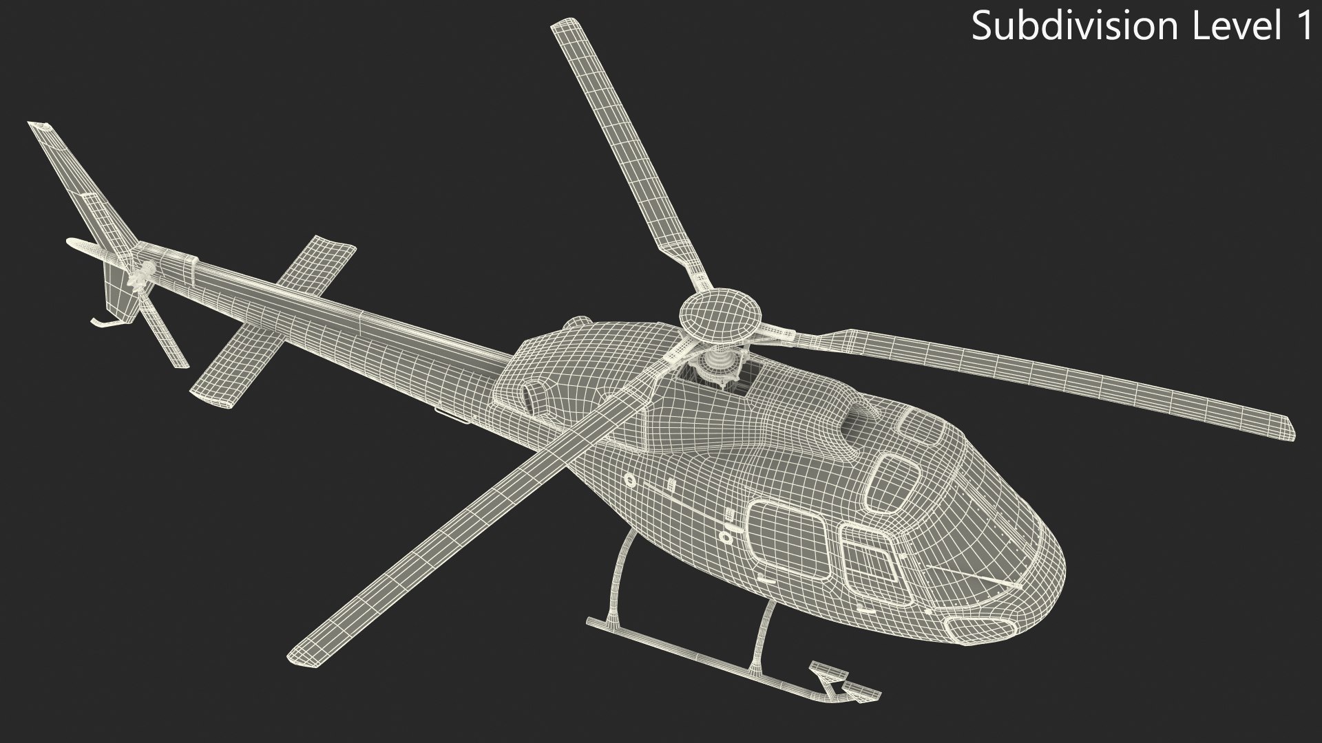 3D Aviation Services Helicopter Eurocopter AS355 Rigged For Cinema 4D - TurboSquid 2166892