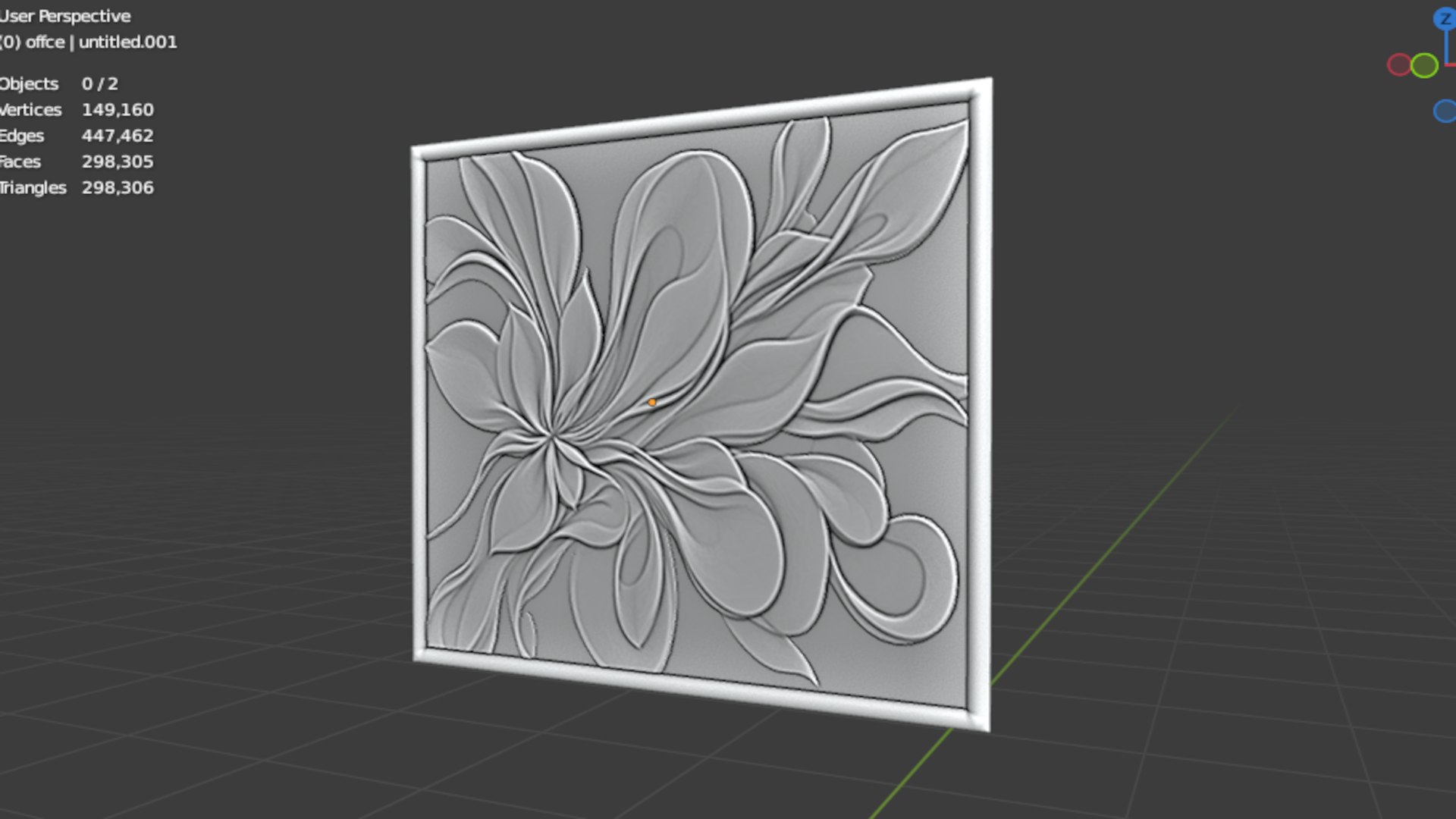 3D Modern Panel Wall Decor Set Wall Relief Mural CNC 129 - TurboSquid ...