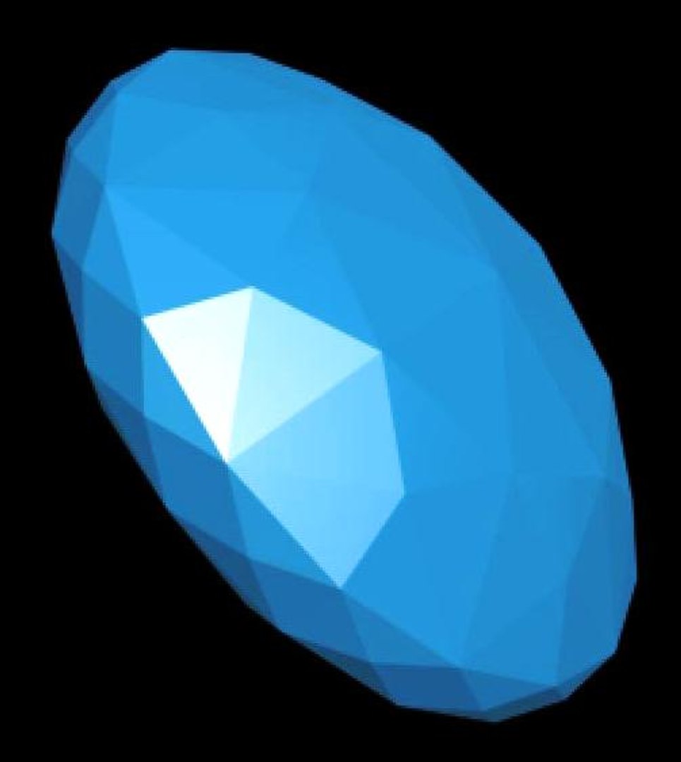 Sapphire Gem 3d Max