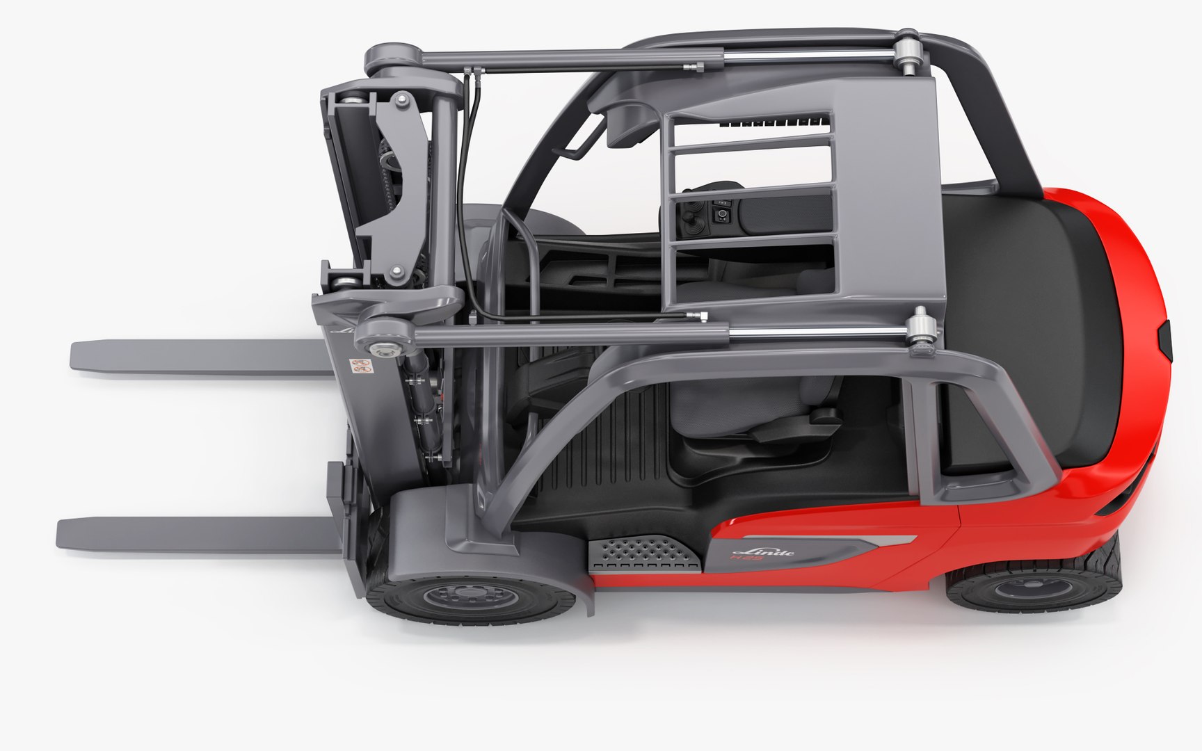 3D Linde H25 Diesel Forklift - TurboSquid 2105175