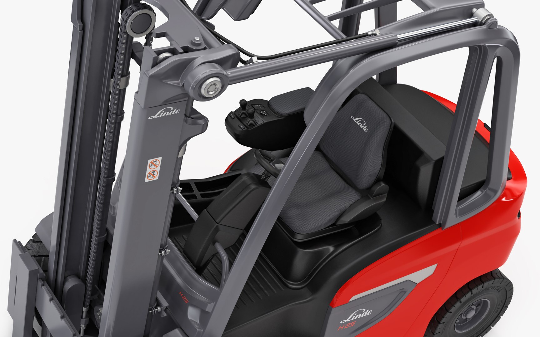 3D Linde H25 Diesel Forklift - TurboSquid 2105175