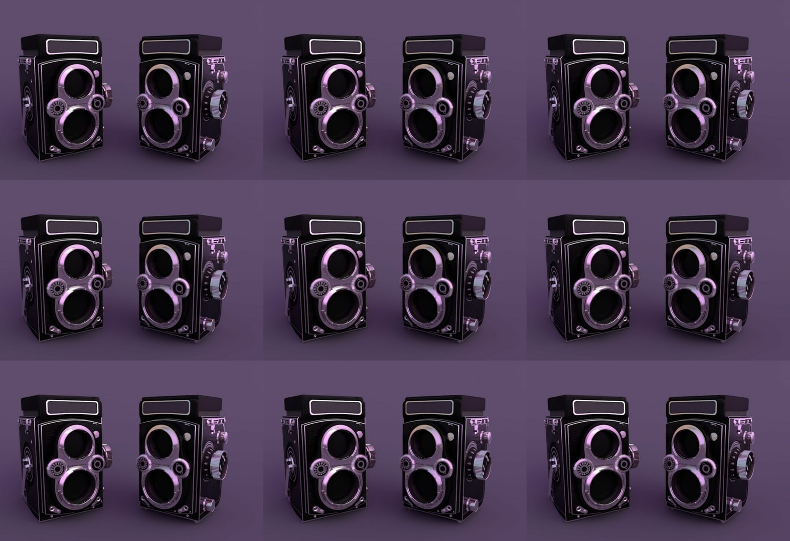 Children S Camera Kaleidoscope Toy Vintage Camera Stereo 3D Model ...