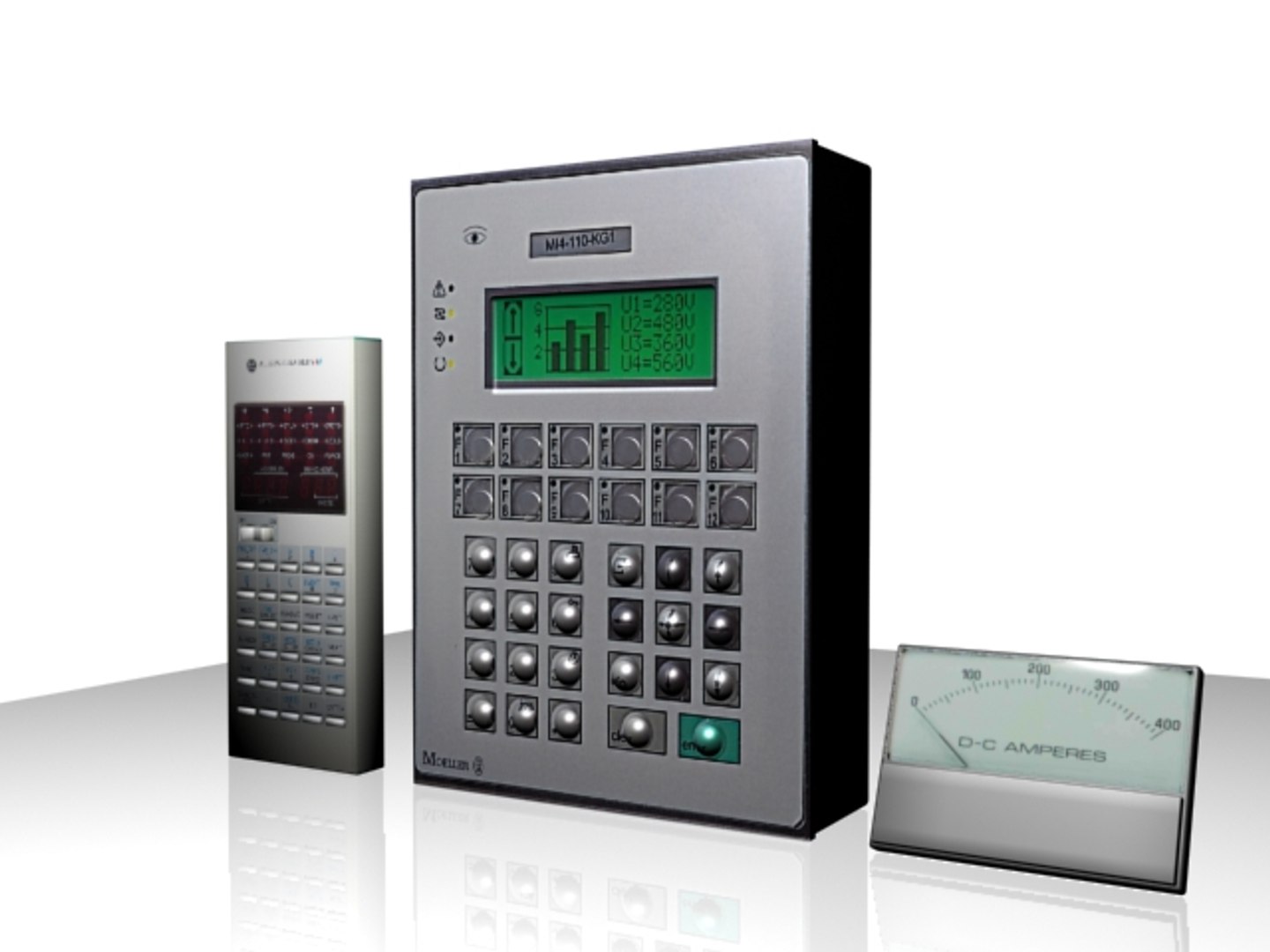 3d Electrical Control Programmer Meter