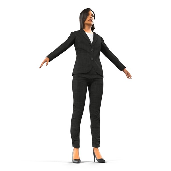 business woman mediterranean 3d model