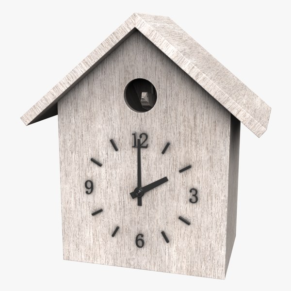 Cuckoo Clock Blender Models for Download | TurboSquid