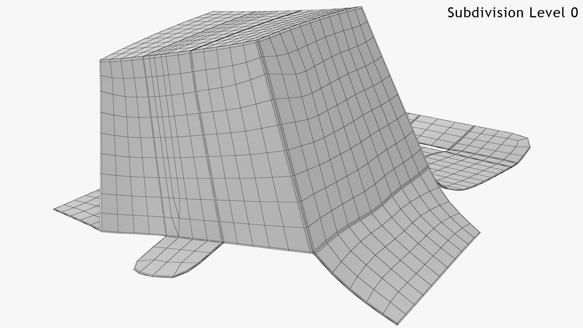 Open Box V1 Upsidedown Model - TurboSquid 2237507