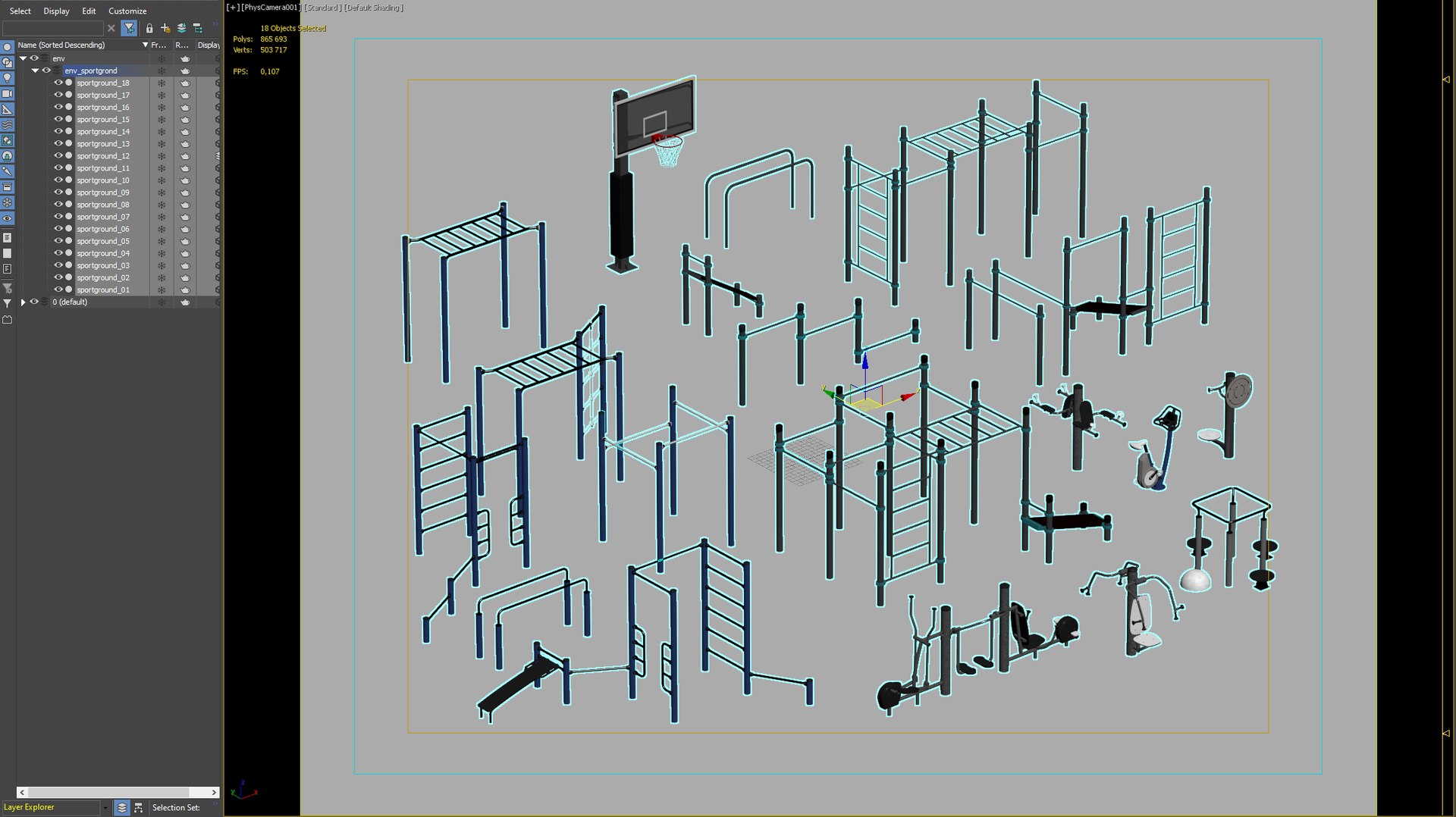 3D Model Outdoor Sport - TurboSquid 1636579
