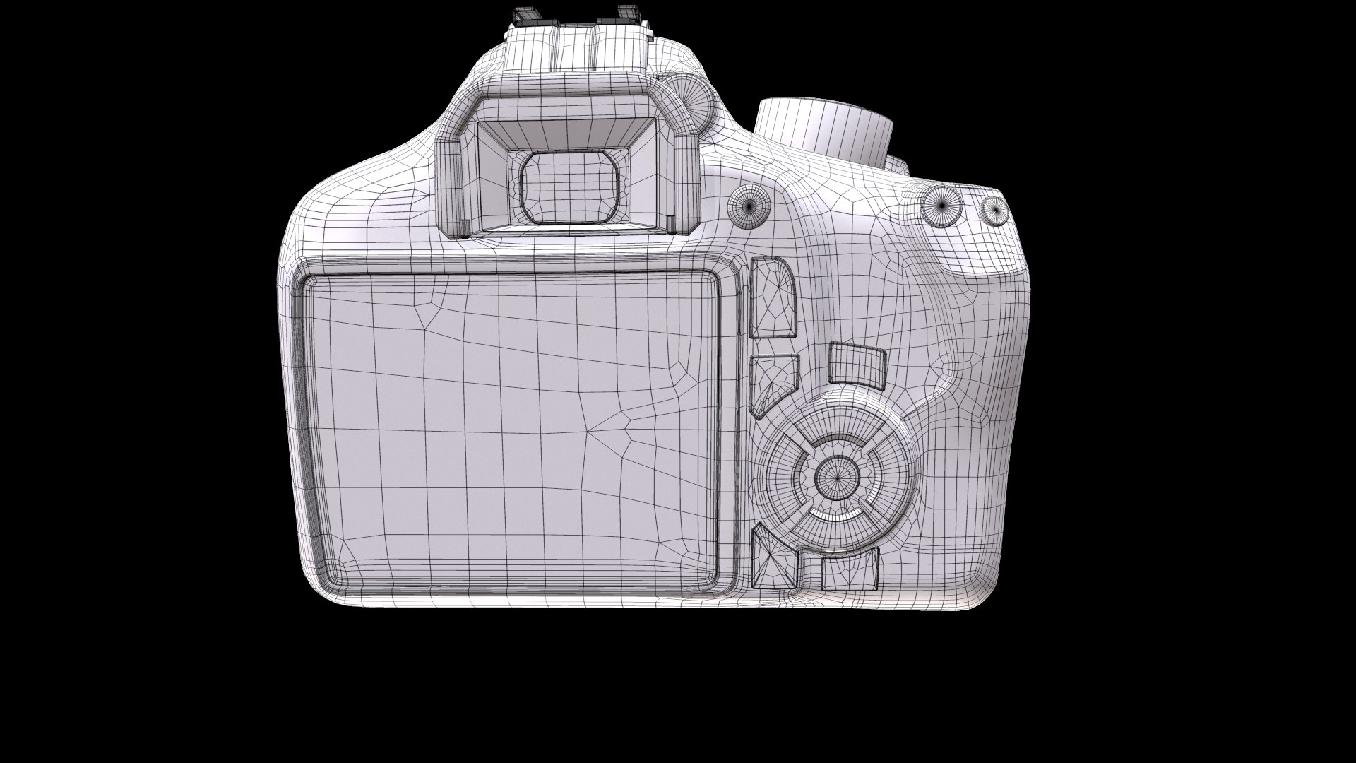 Canon EOS 2000D BK 3D Model - TurboSquid 2339820