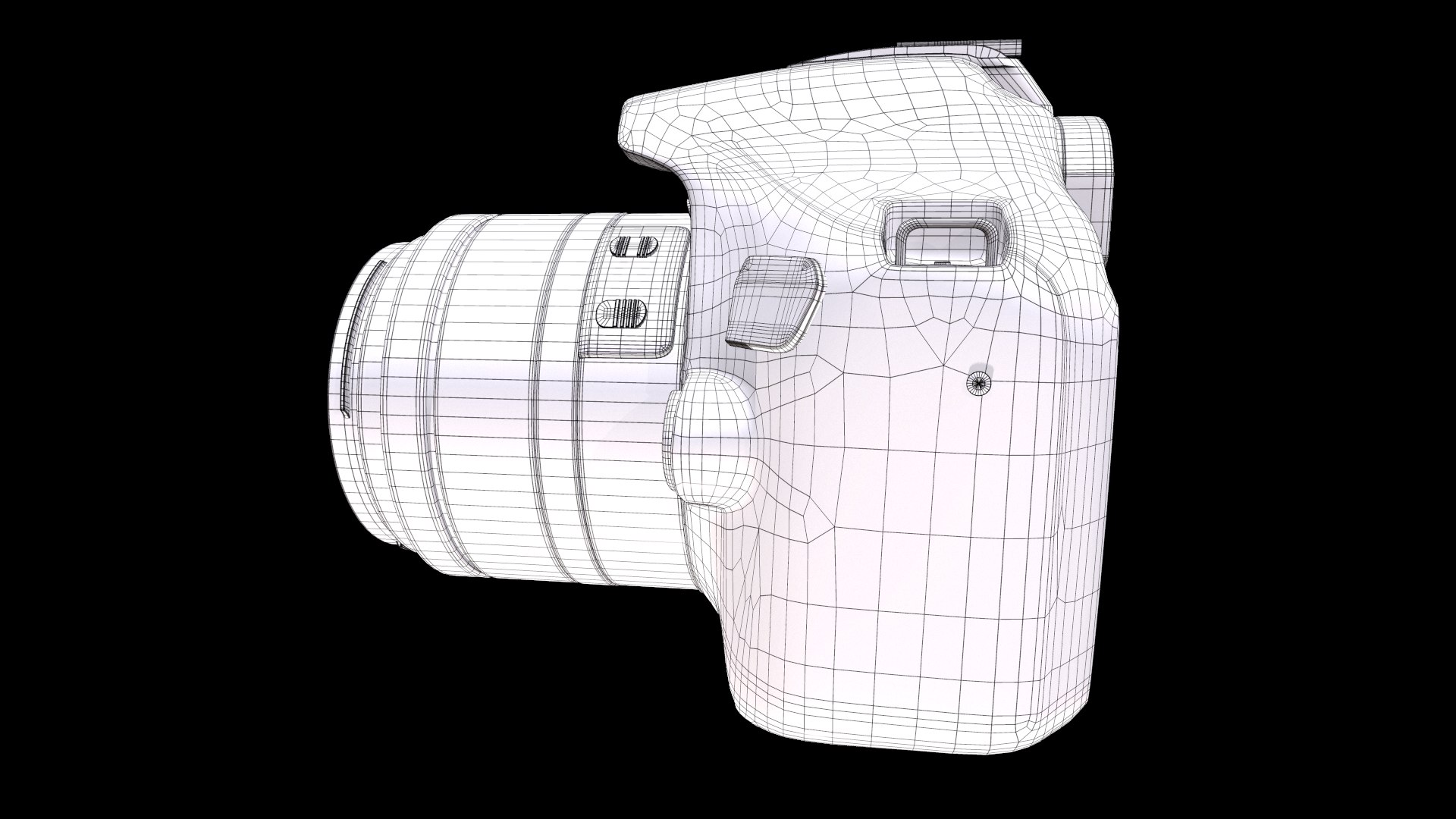 Canon EOS 2000D BK 3D Model - TurboSquid 2339820