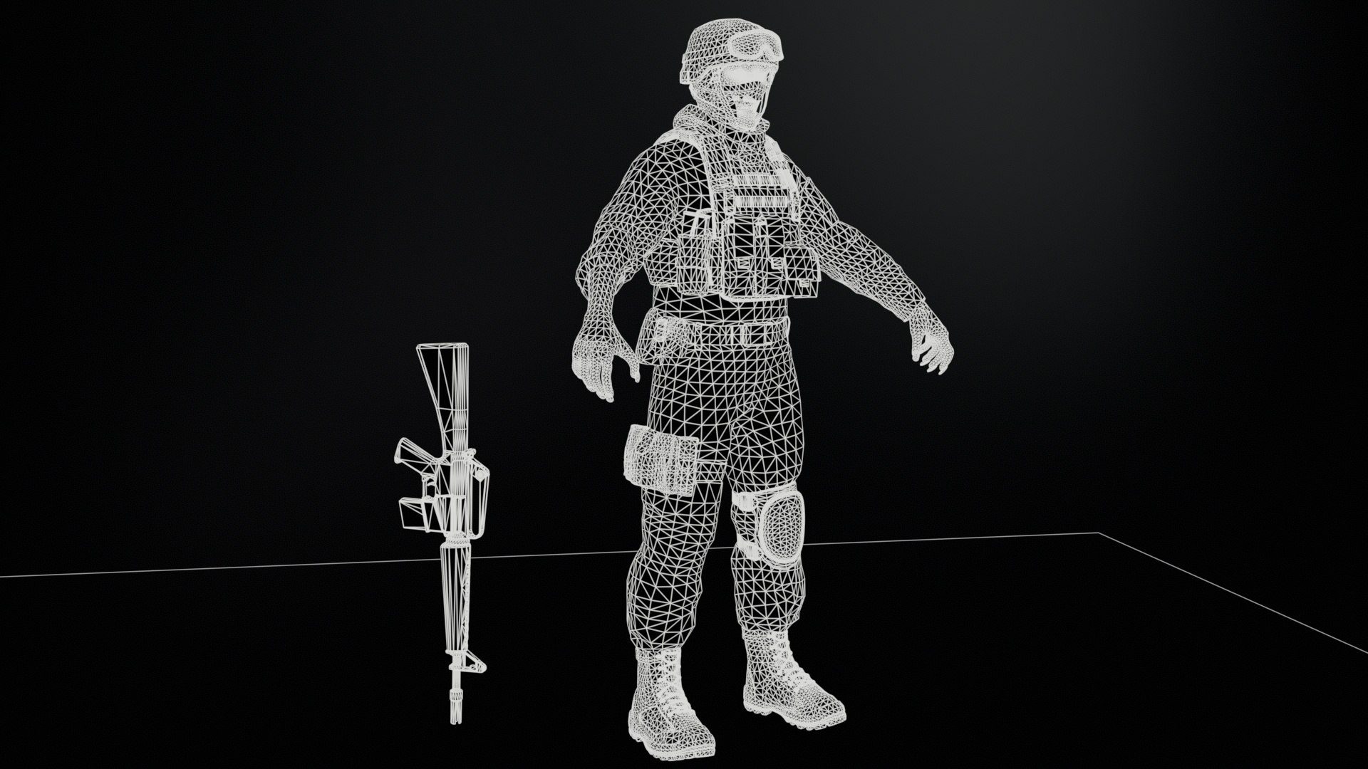 Zombie Soldier 3D Model - TurboSquid 2188293