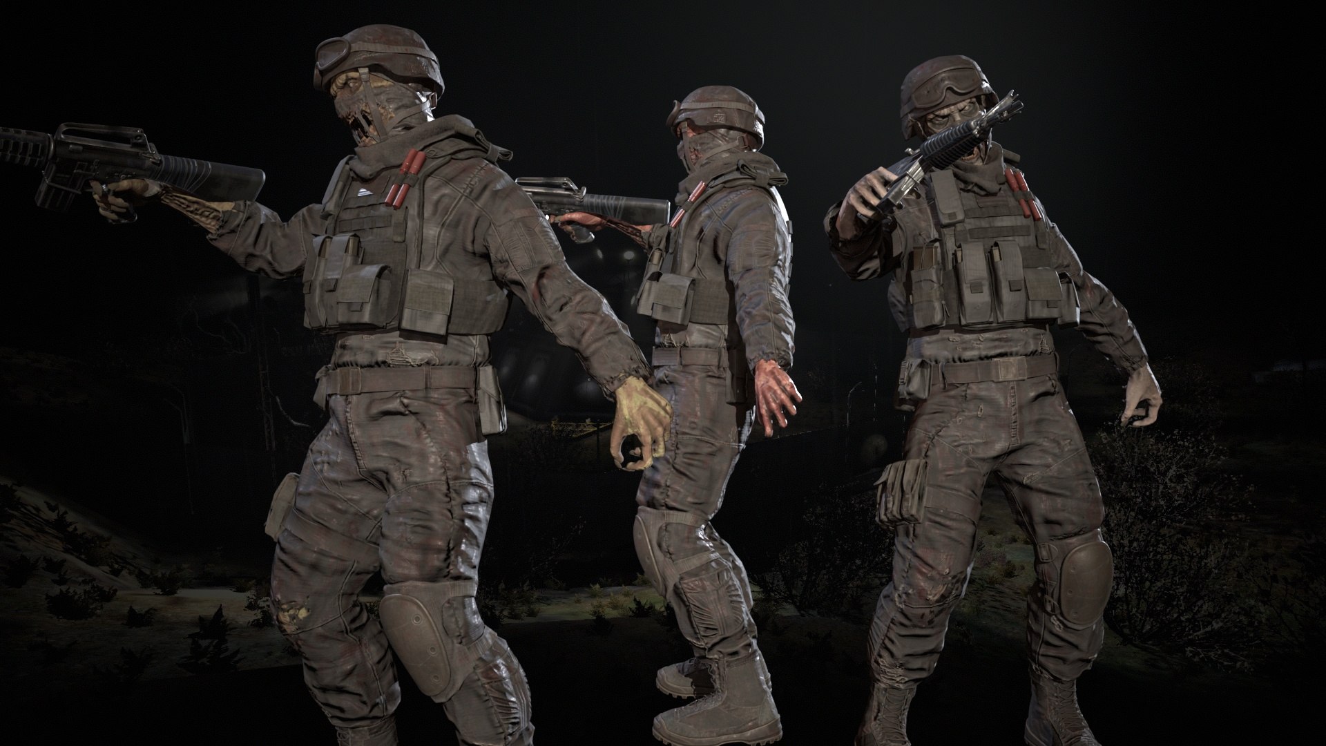 Zombie Soldier 3D Model - TurboSquid 2188293