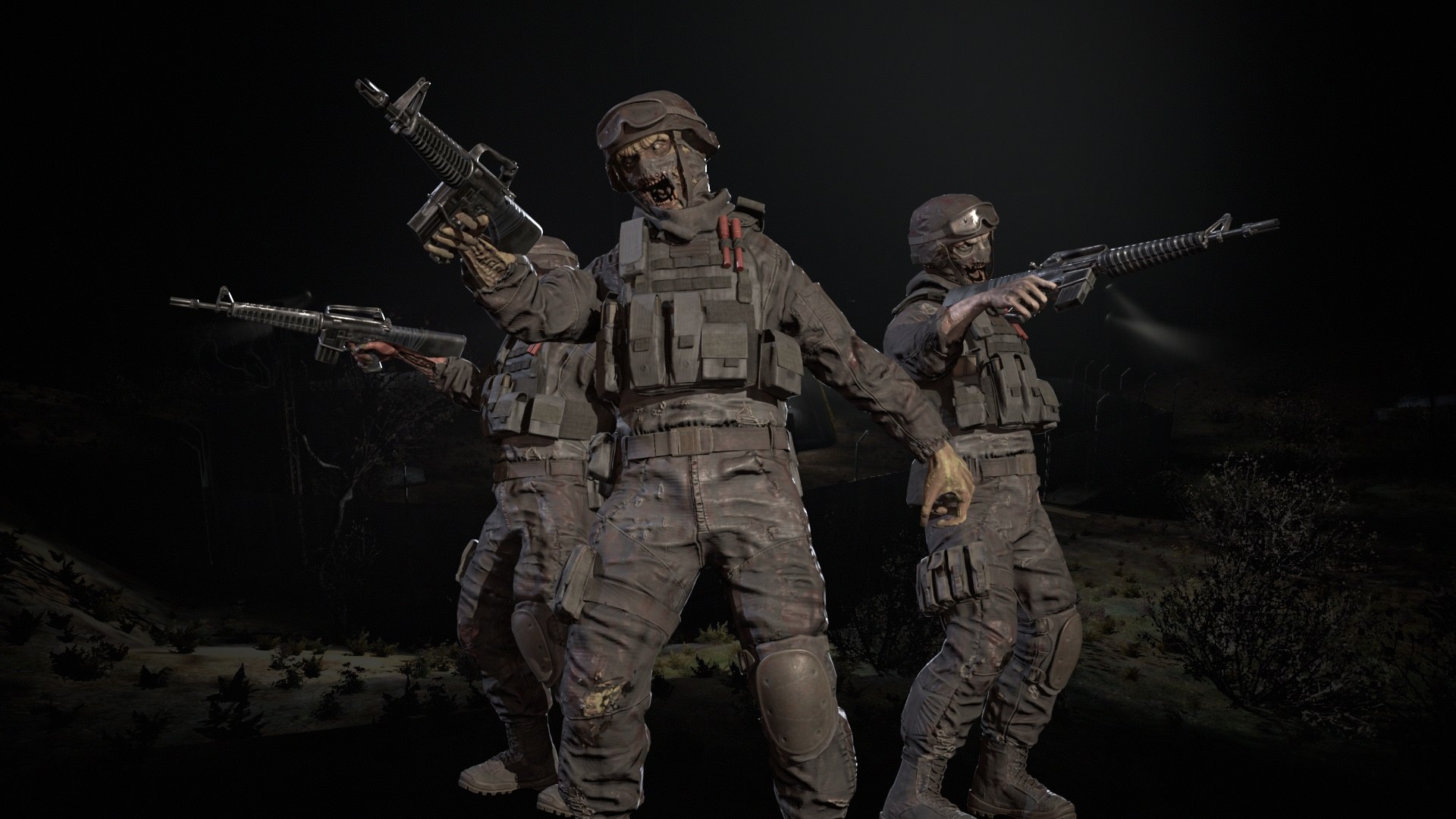 Zombie Soldier 3D Model - TurboSquid 2188293