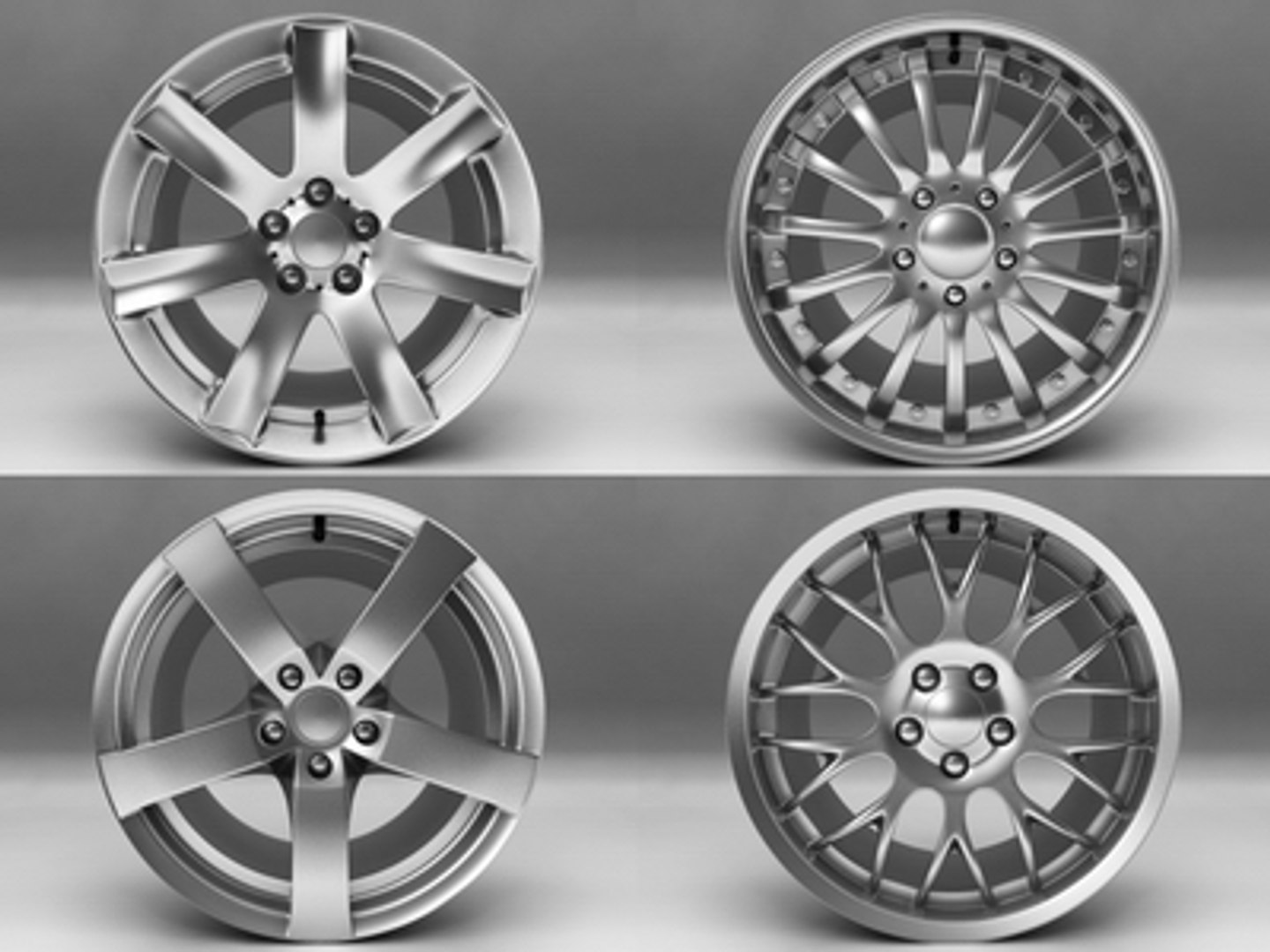 Rims Tires Wheel 3d Model