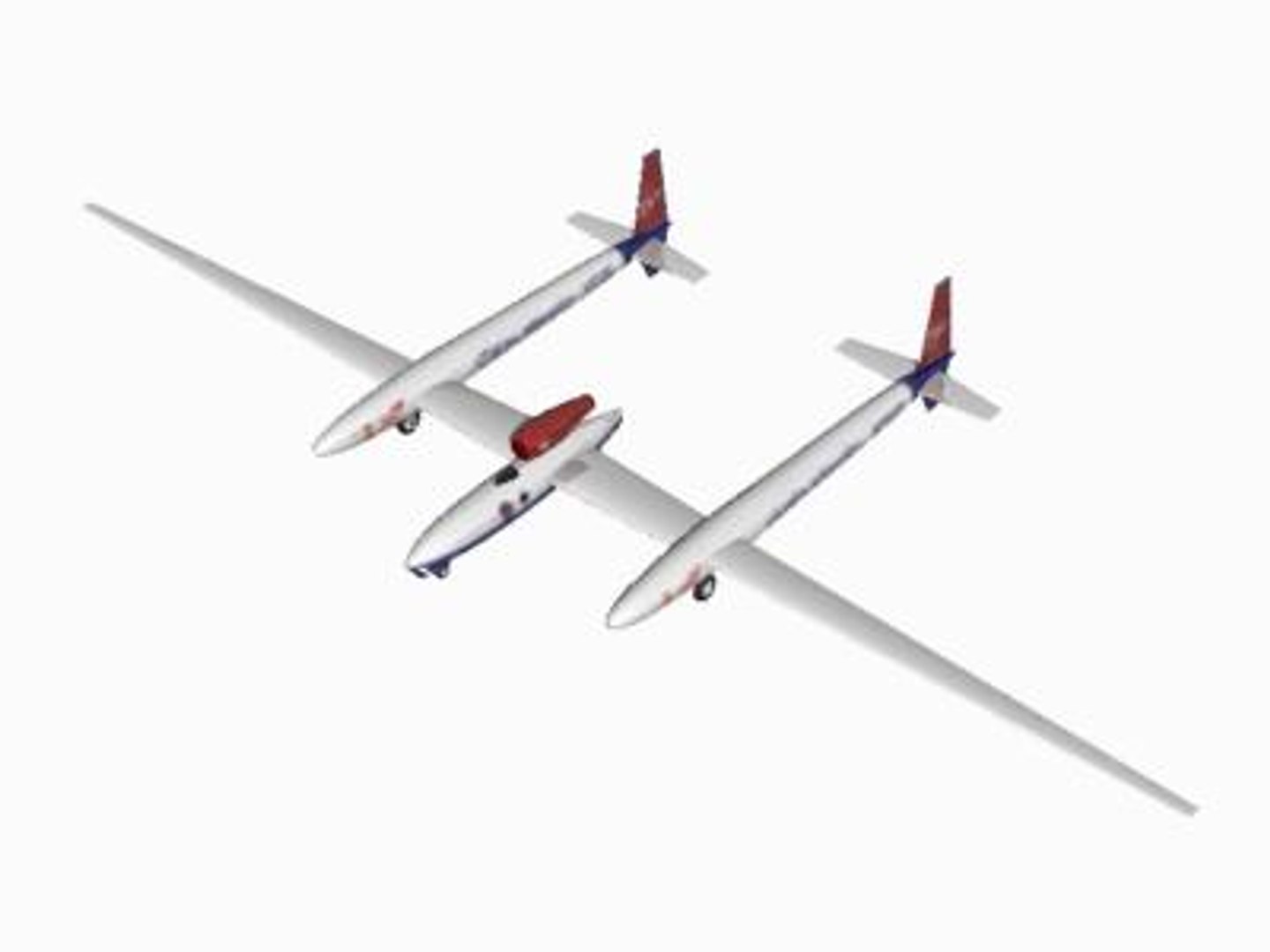 virgin global flyer 3d model