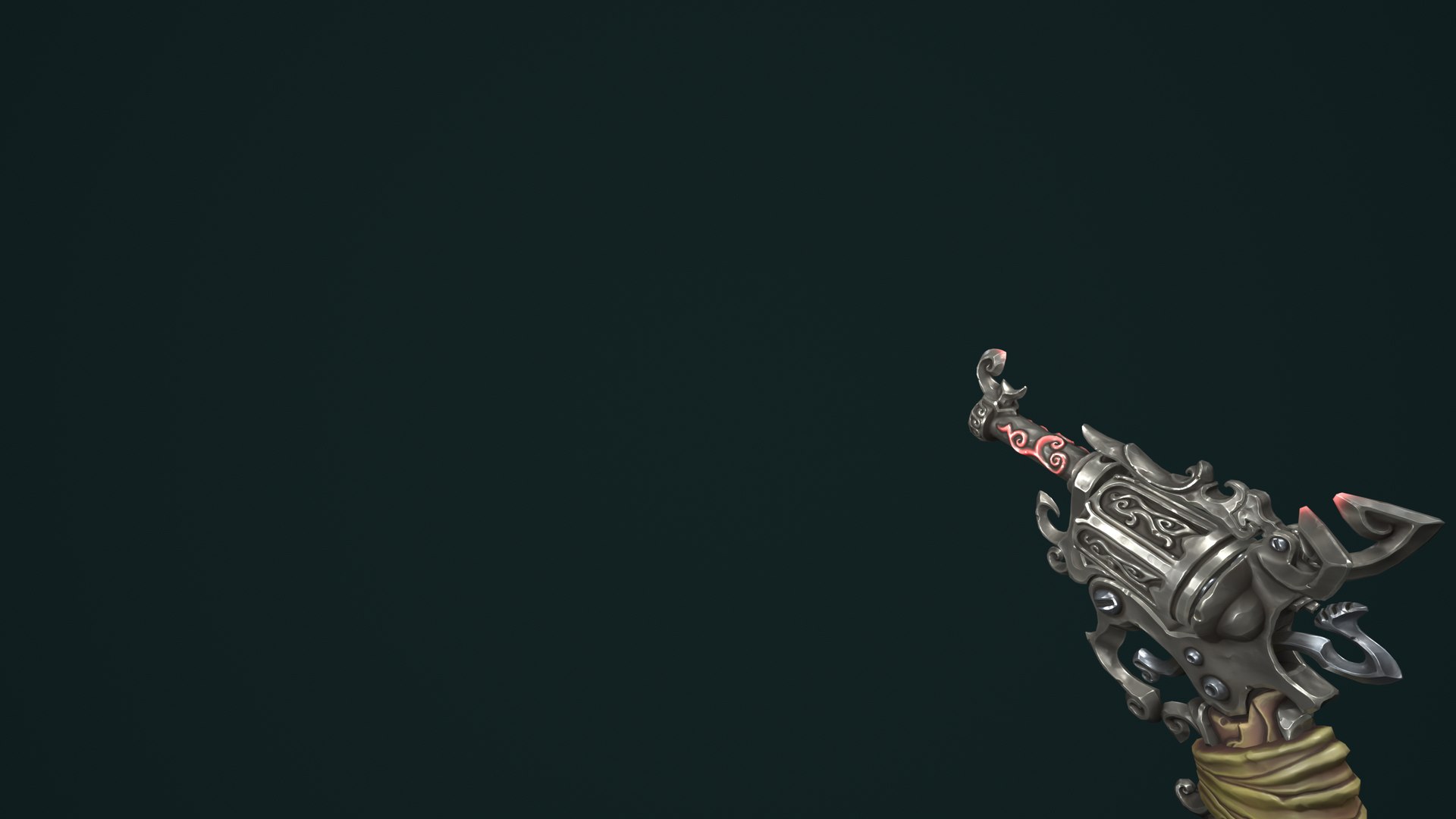 3D Stylized Pirate Revolver Model - TurboSquid 2357083