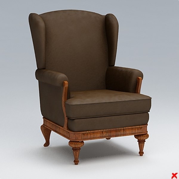 3d model chair lounge