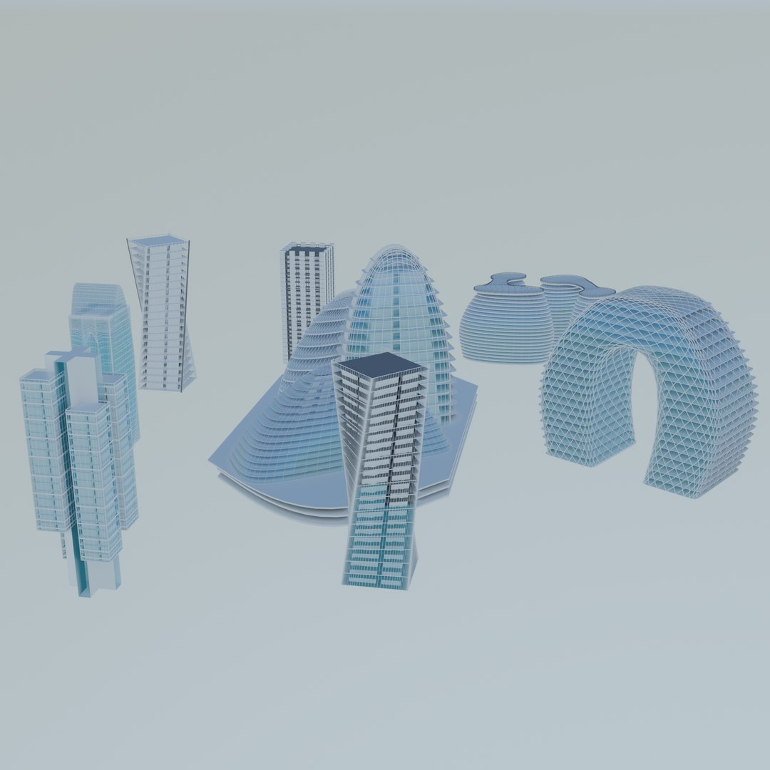 Future Buildings 3D Model - TurboSquid 1844464