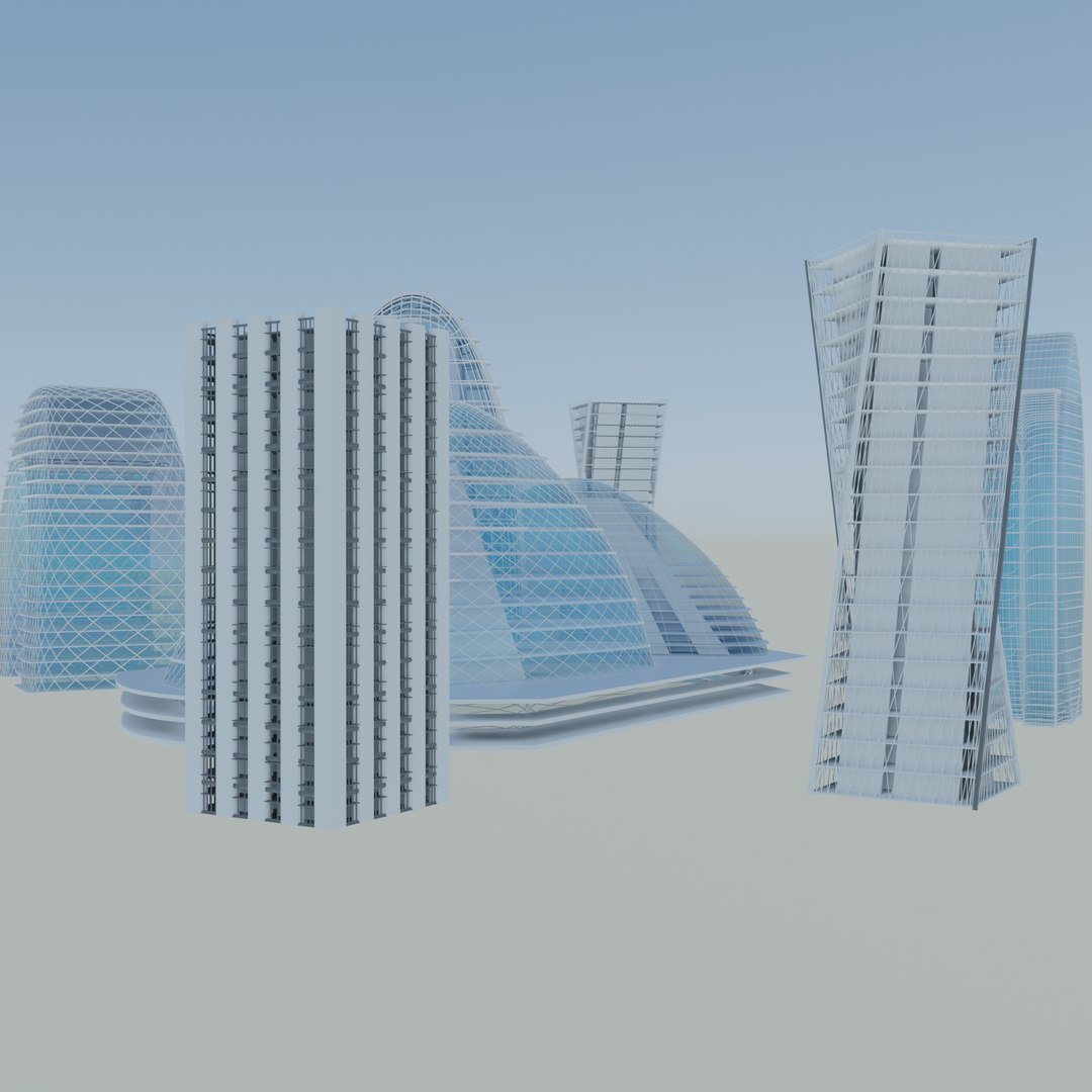 Future Buildings 3D Model - TurboSquid 1844464