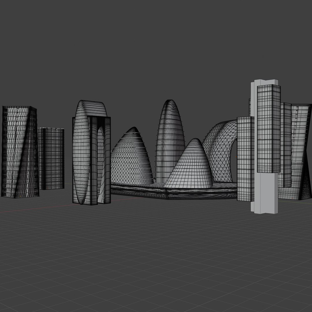 Future Buildings 3D Model - TurboSquid 1844464
