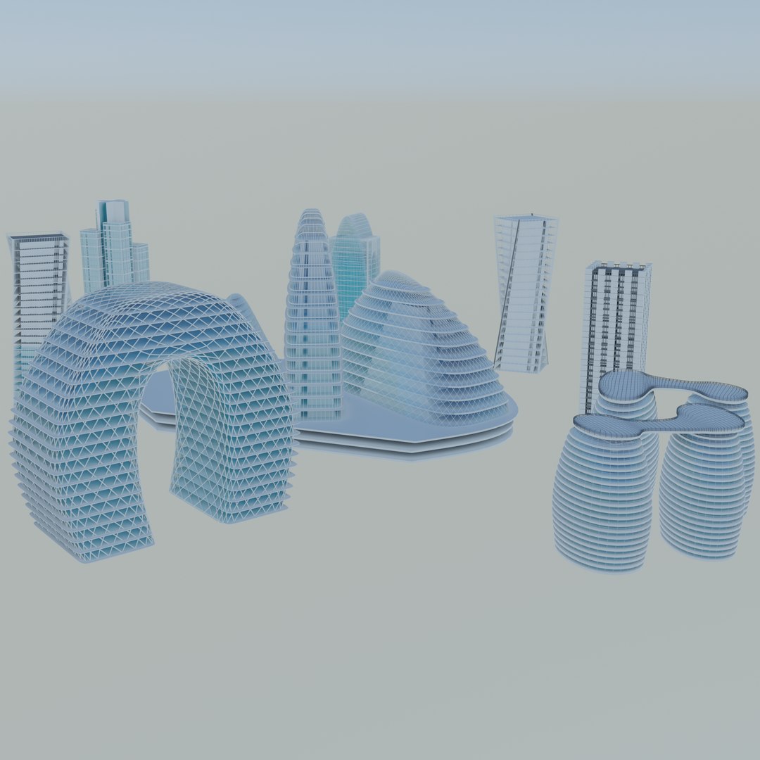 Future Buildings 3D Model - TurboSquid 1844464