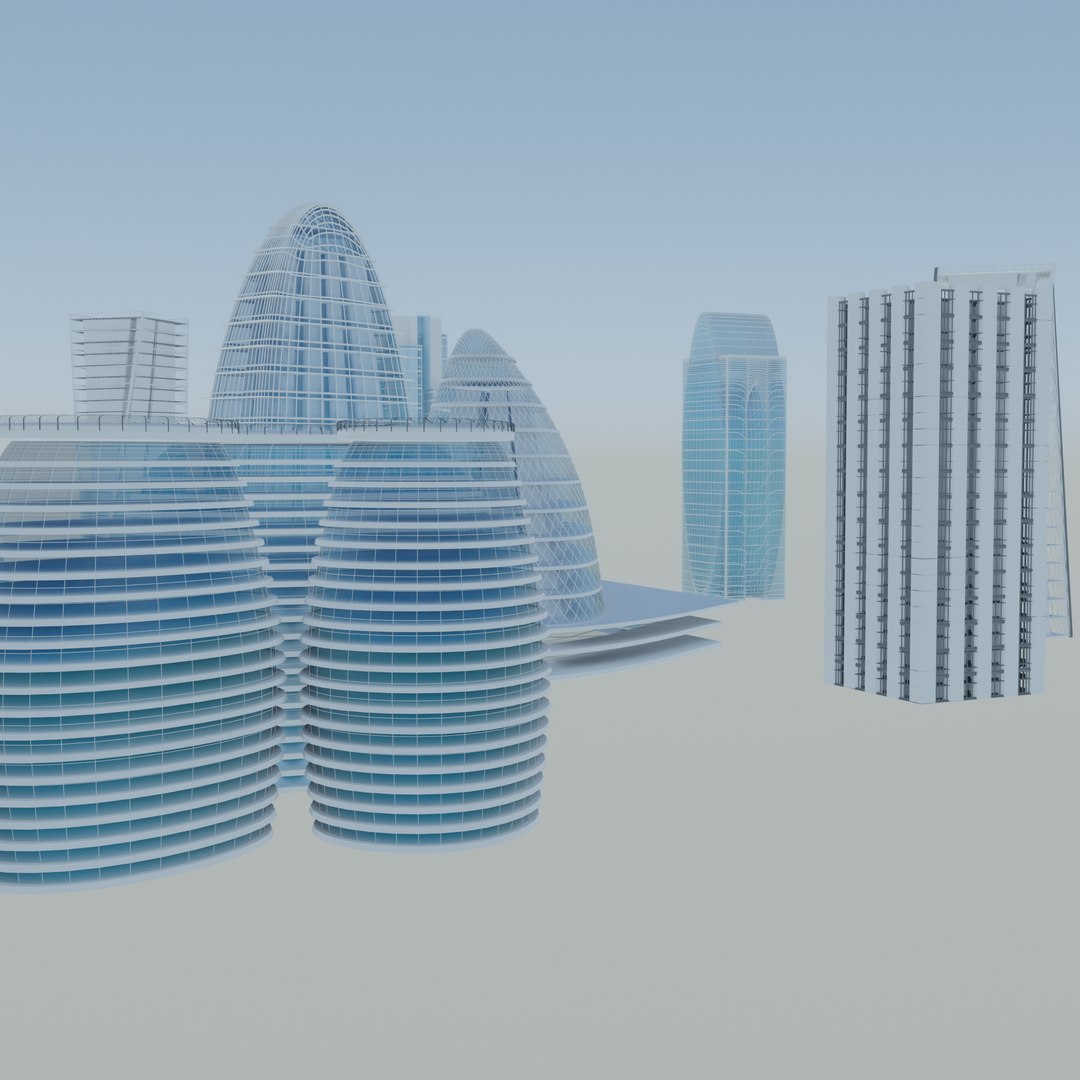 Future Buildings 3D Model - TurboSquid 1844464