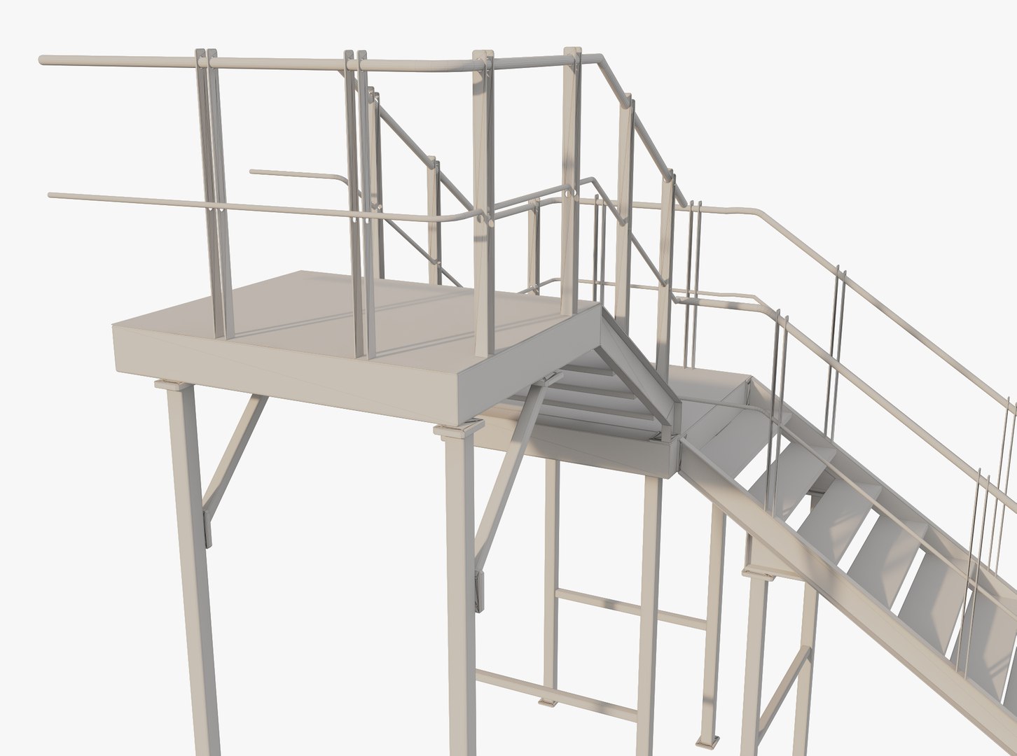 3D Rollingladderv7 - TurboSquid 2055687