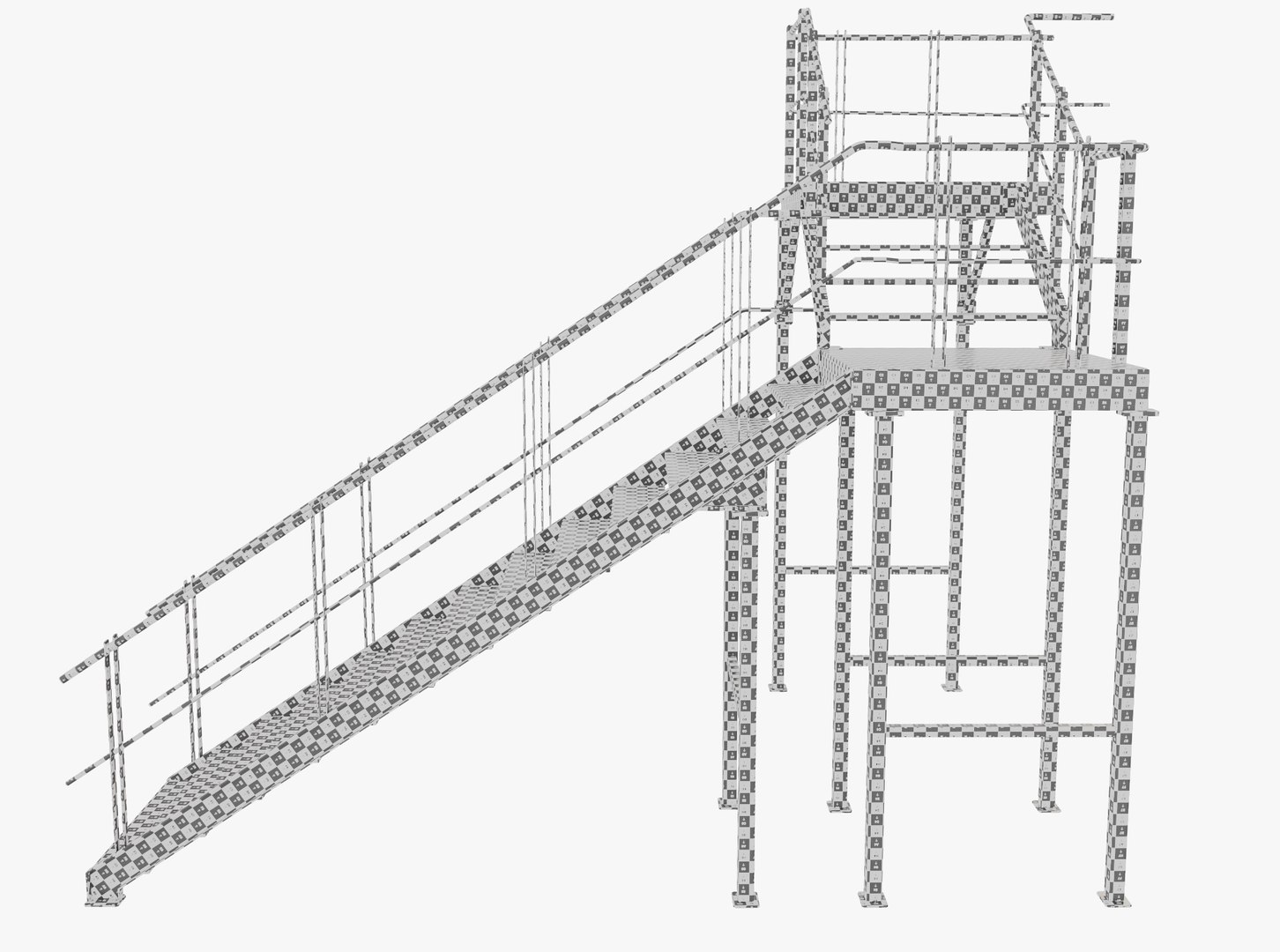 3D Rollingladderv7 - TurboSquid 2055687