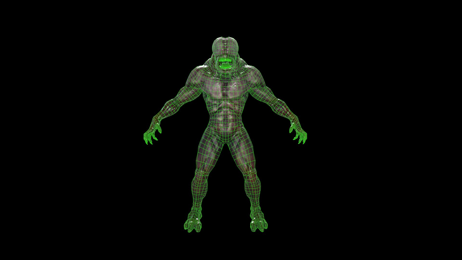 3D Big Mutant Model - TurboSquid 1715636