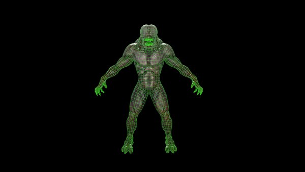 3D Big mutant model - TurboSquid 1715636