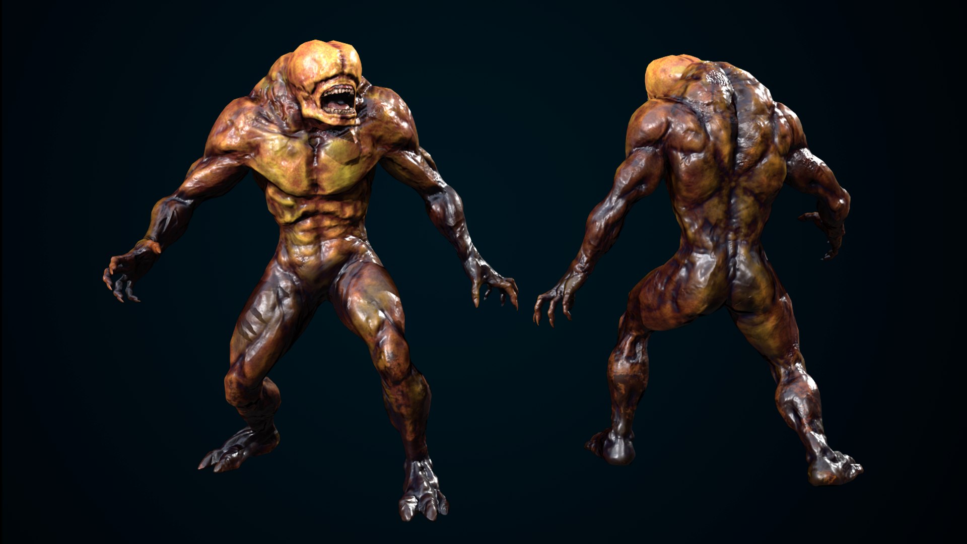 3D Big Mutant Model - TurboSquid 1715636