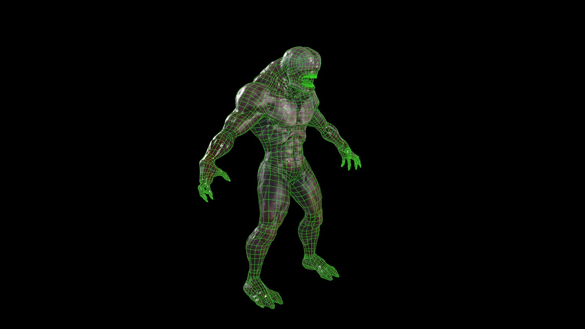 3D Big Mutant Model - TurboSquid 1715636