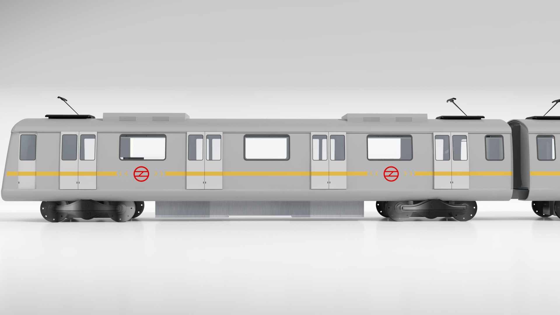 3D Delhi Metro Model - TurboSquid 2256773