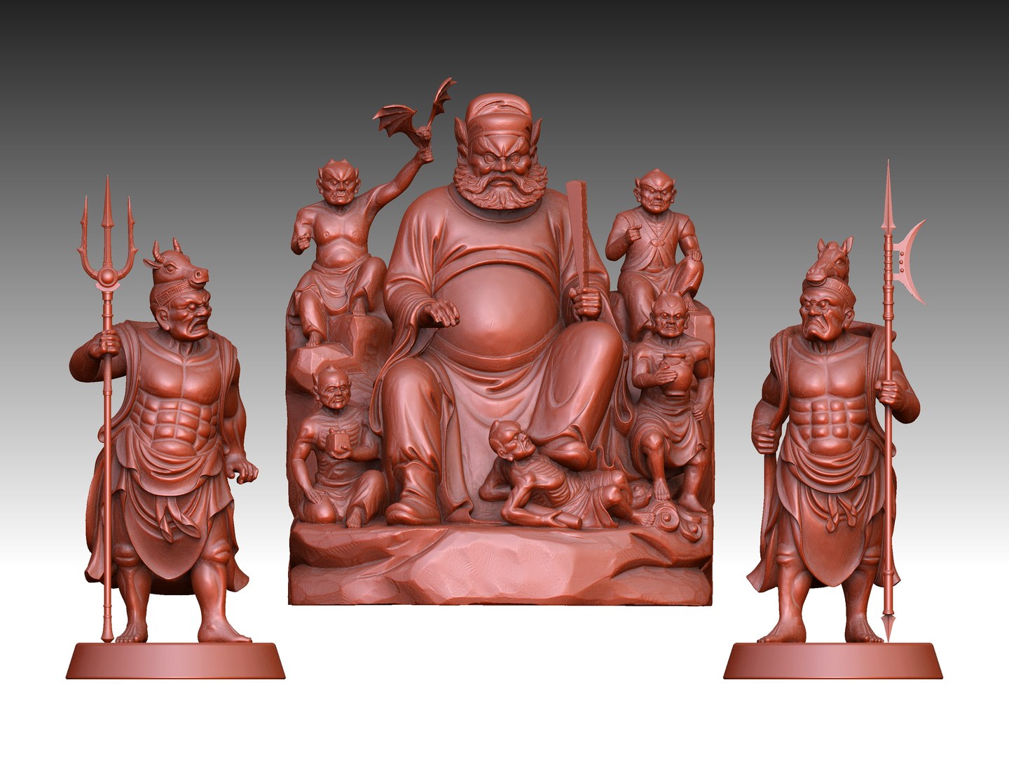 3D Synthesis Of Models Of Gods - TurboSquid 2297965