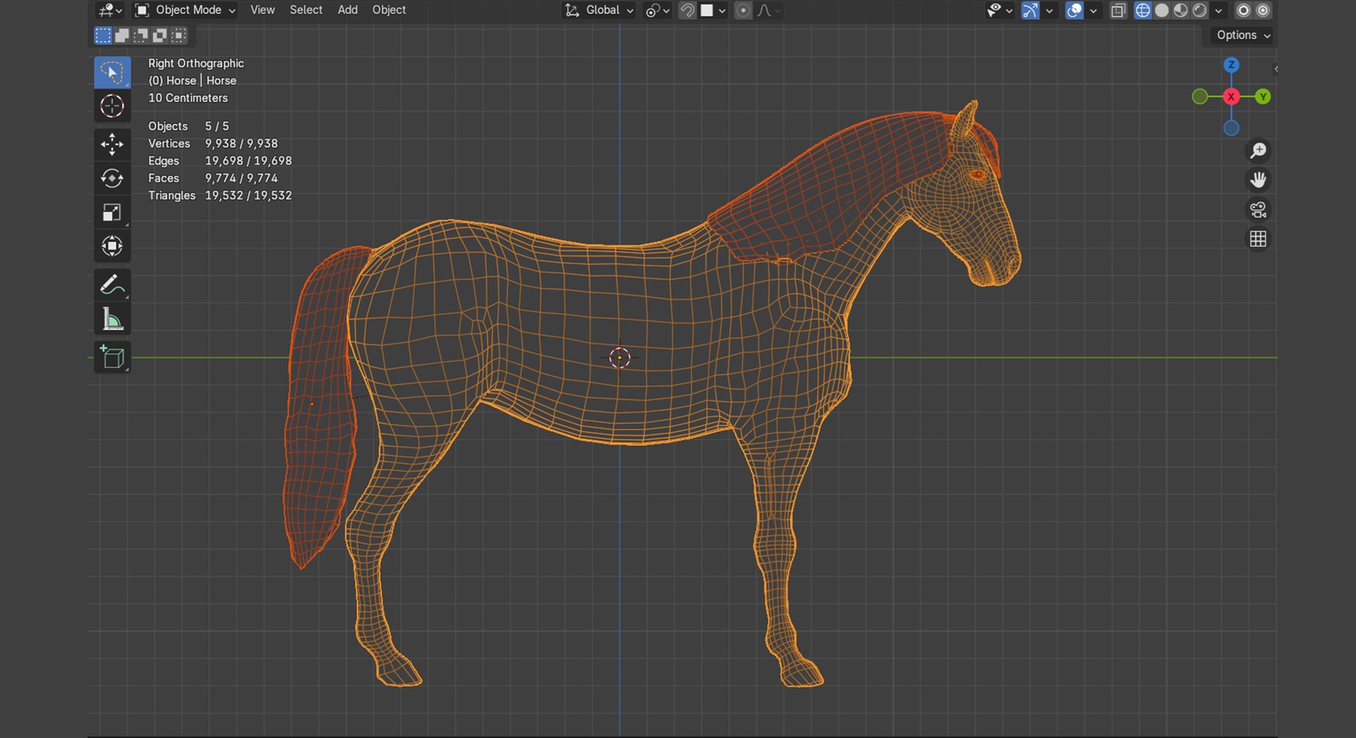 Animated Black Horse 3D Model - TurboSquid 2379960